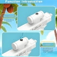 Prank Two-Way Water Gun, 2PCS Prank Water Gun Spray from Front and Back ...