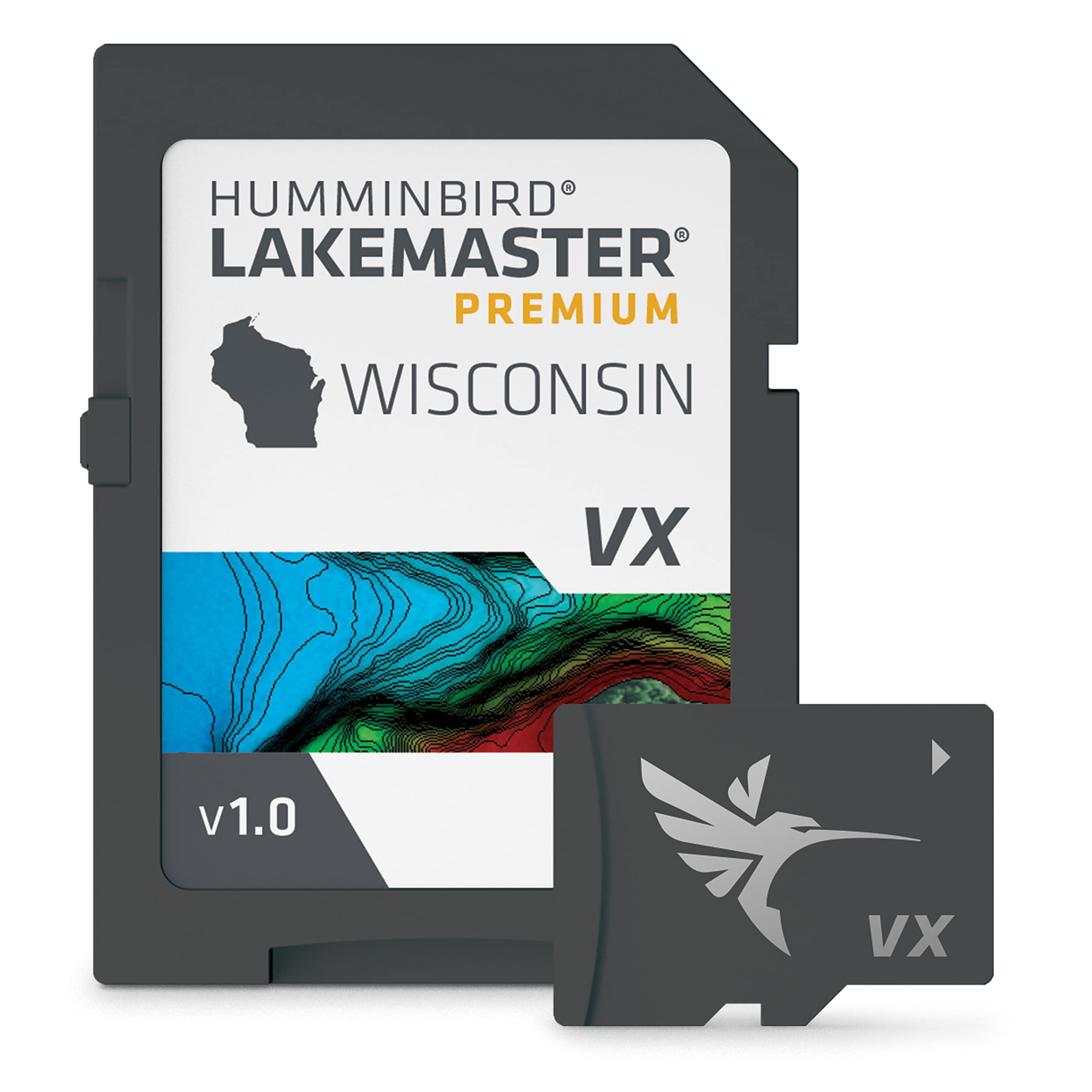 LakeMaster Premium Chart Humminbird 602010-1 Wisconsin V1 | Walmart en ...