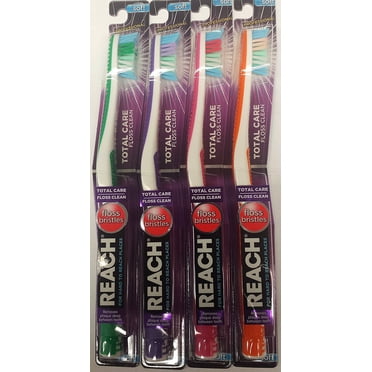 Reach Toothbrush Crystal Clean Soft #10, 6-Count Value Pack with Bi ...