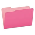 Colored File Folders, 1/3-Cut Tabs, Legal Size, Pink/light Pink, 100 ...