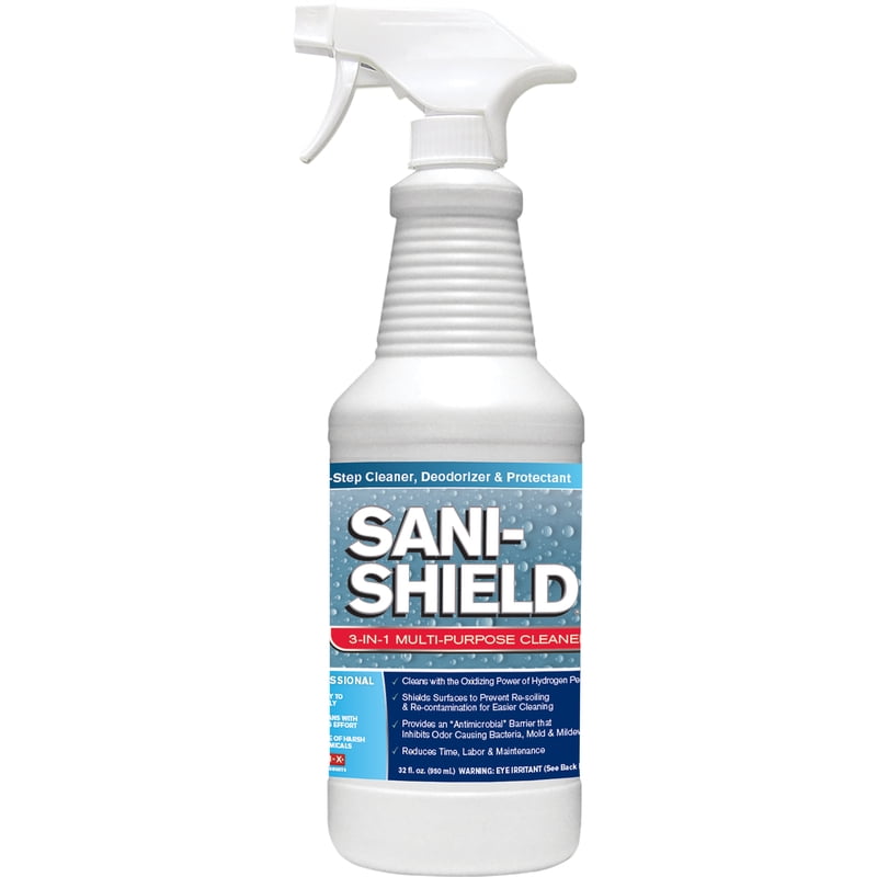 Sani Shield Pleasant Scent Multi-Surface Cleaner Liquid 32 oz ...
