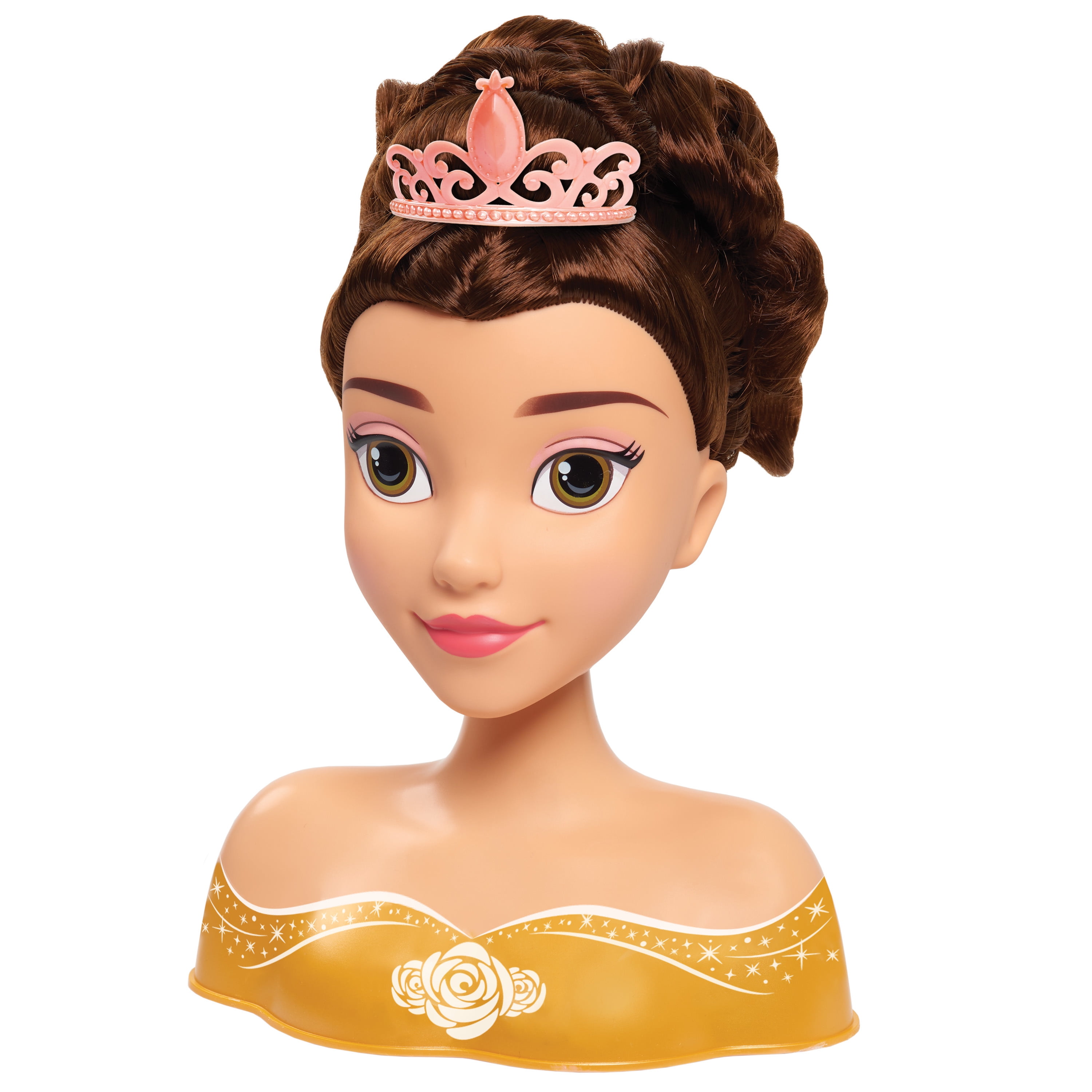 Disney Princess Belle Styling Head with 10 Piece Pretend Play Set in ...
