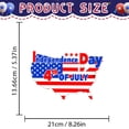 4th Of July Butterfly Sticker For Car, America Independence Day Decal ...