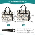ALAZA Bones Dog Print Cooler Lunch Bag Insulated Reusable Lunch Tote ...