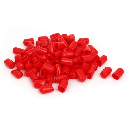 12mm Inner Dia Rubber Insulated End Cap Screw Thread Protector Cover ...
