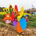 4lots Cartoon Windmills Weatherproofed Cartoon Children Toy Home Garden ...