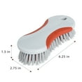 Smart Design Heavy Duty Scrub Brush - Contoured Shape with Non-Slip ...