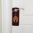 Trojan Greek Spartan Warrior Helmet Gold And Red Plastic Door Knob ...