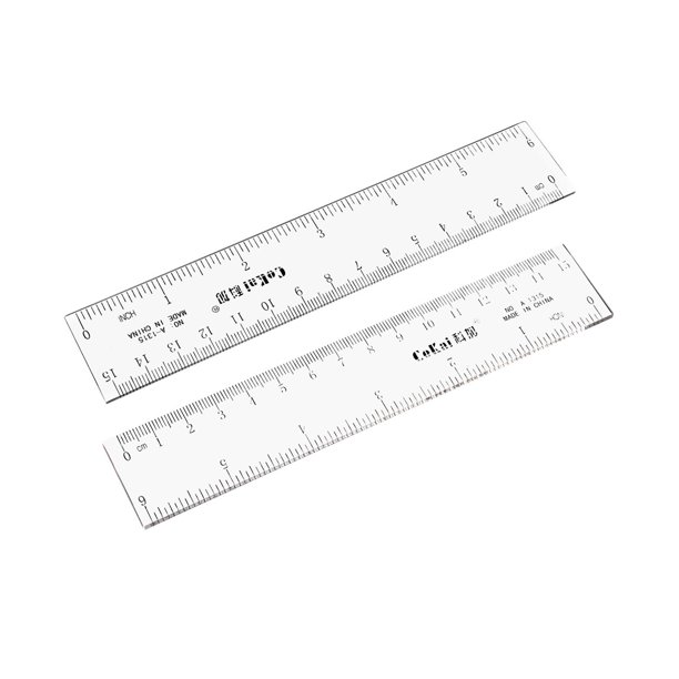 Uxcell 15cm 6 Inch Plastic Straight Ruler for Engineering Office ...