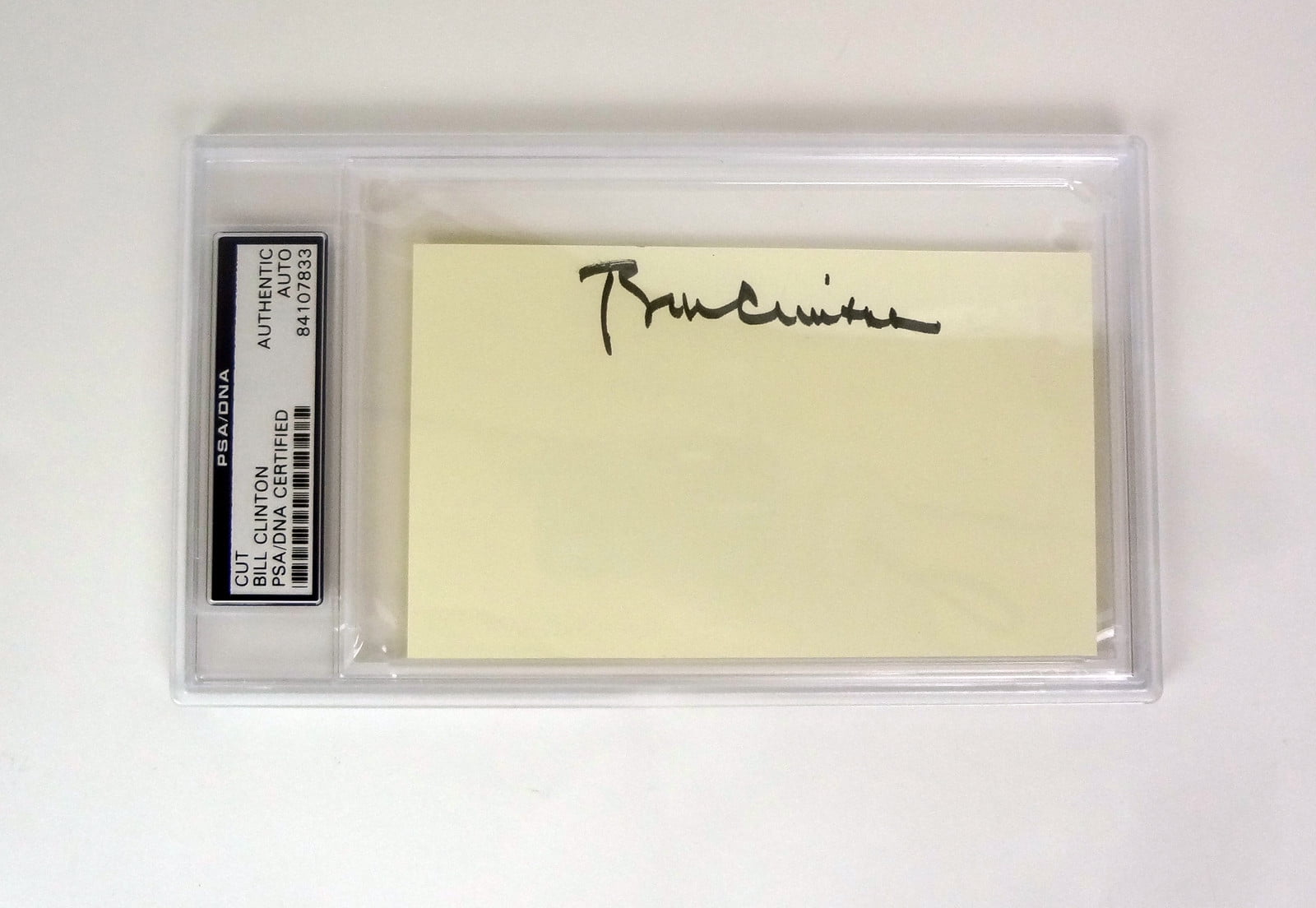 Bill Clinton President United States Signed Autograph Cut PSA/DNA ...