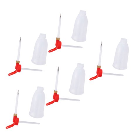 Filfeel 5Pcs Sewing Machine Oil Bottle 200ml Plastic Oil Dispenser With ...