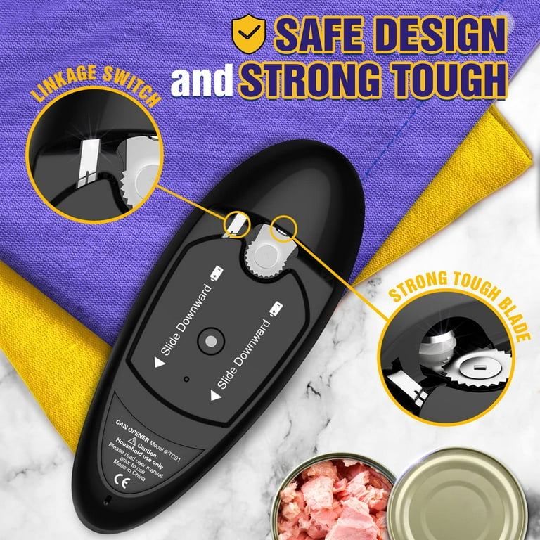 Automatic Can Opener Electric Can Opener For Seniors - Automatic Hands ...