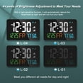 Tuya WiFi Desktop Clock Calendar Intelligent Thermometer Hygrometer ...