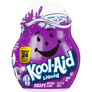 Kool-Aid Blue Raspberry Flavored Liquid Drink Mix (1.62 Oz Bottle ...