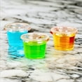 1 oz Jello Shot Mini Clear Plastic Tumbler Cups with Lids, Small ...