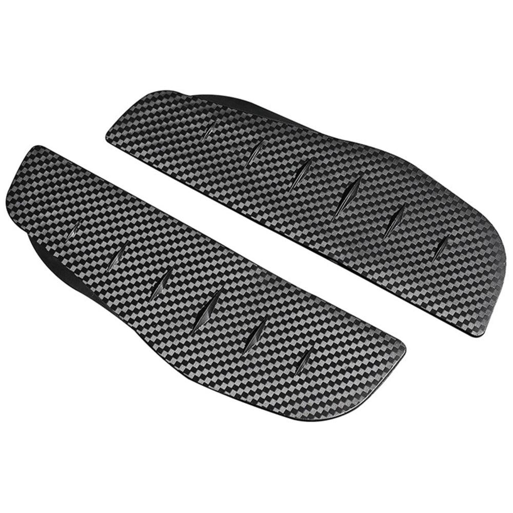 Side Mirror Rain Guard | Carbon Fiber Texture Side Mirror Cover ...
