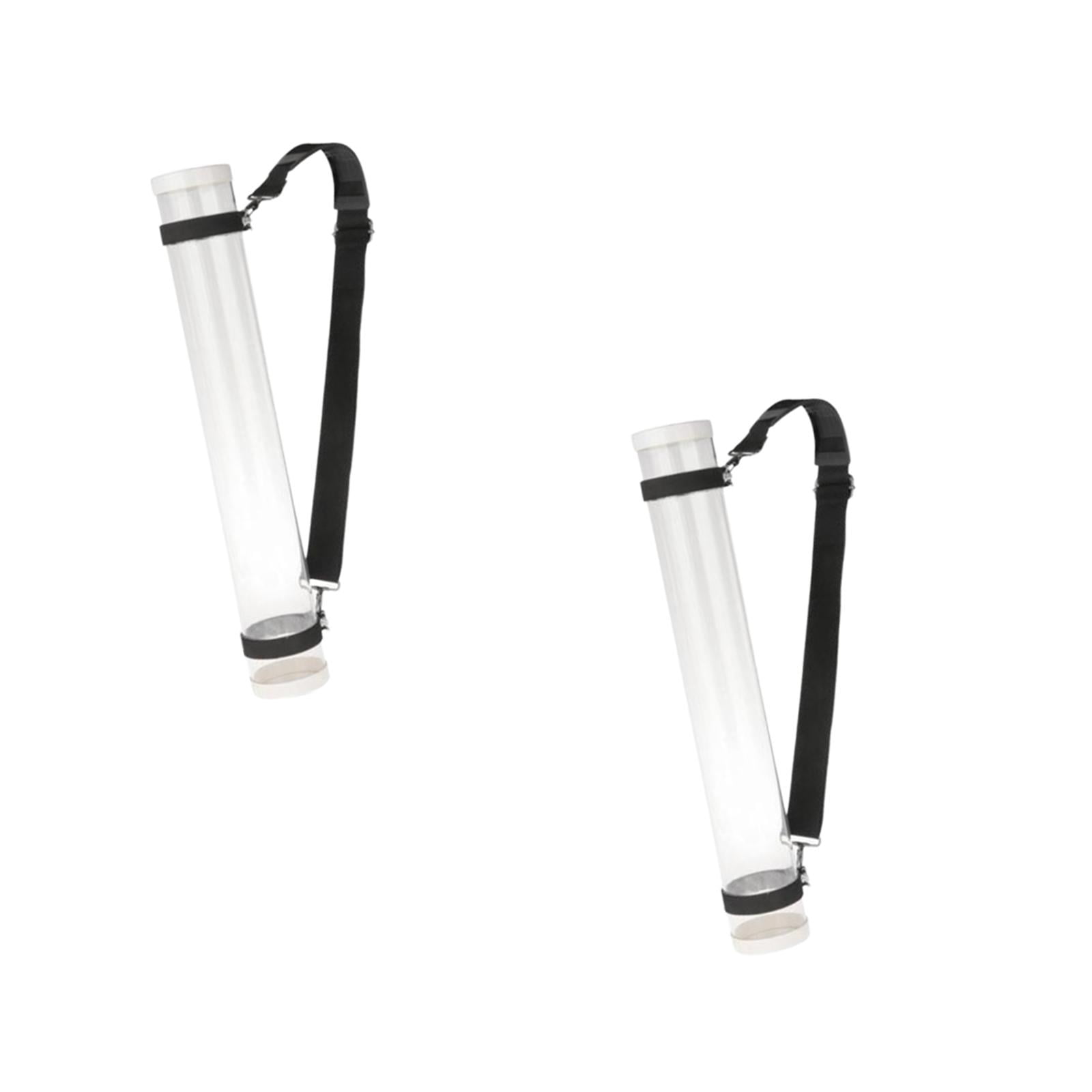 2x Barrel Badminton Cylinder Tank Badminton Outdoor Beginners 33cm and ...