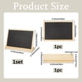 Bamboo Slant Back Necklace Organizer Display Stands with PU Leather Mat ...