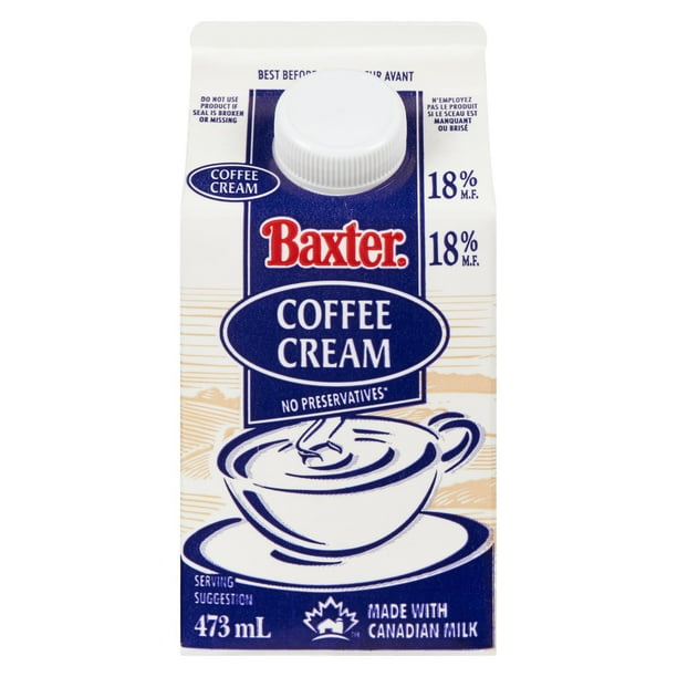 Baxter Coffee Cream 18%, 473 mL - Walmart.ca