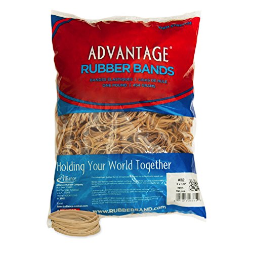 Alliance Rubber 26324 Advantage Rubber Bands Size #32, 1 lb Bag ...