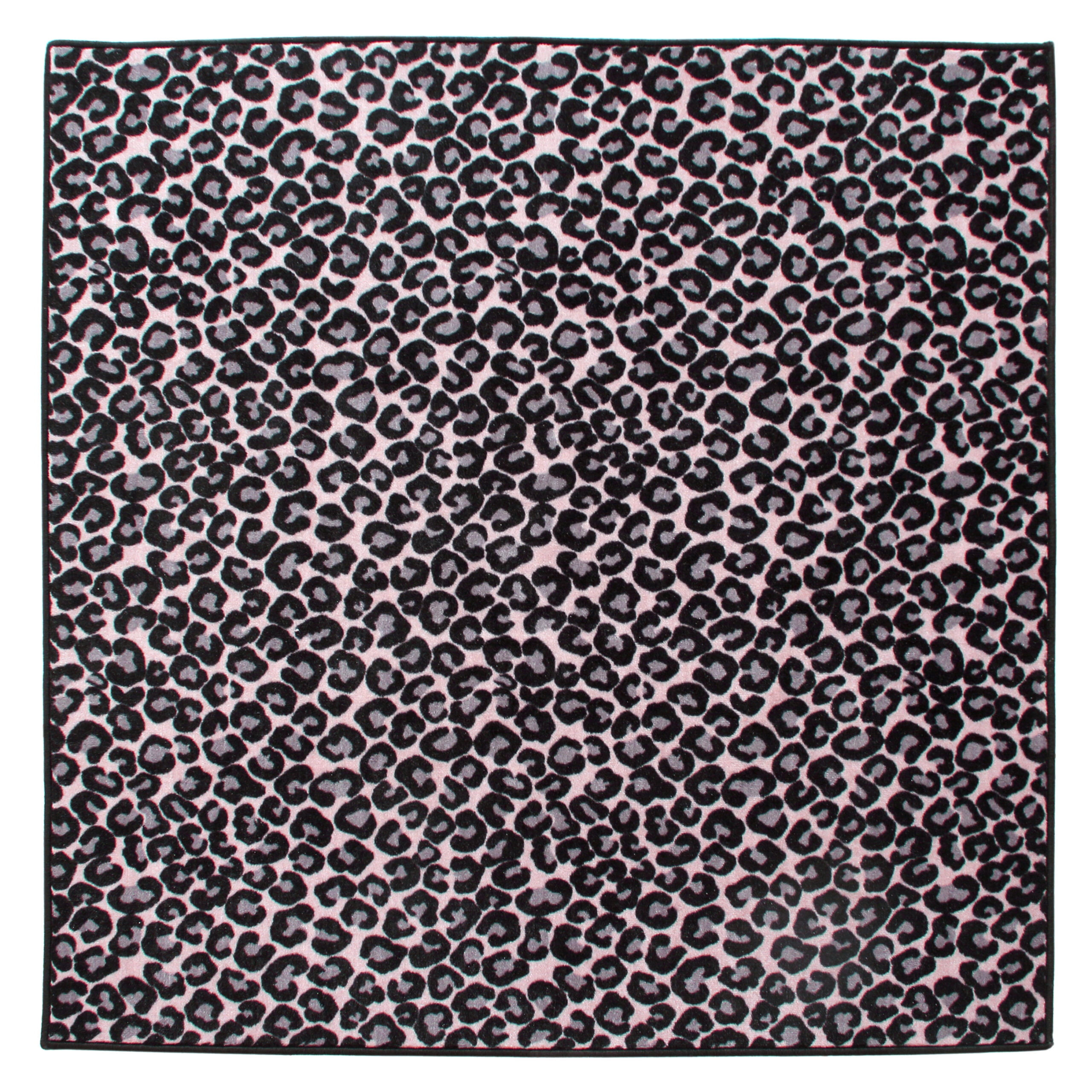 Furnish My Place Animal Print Rug - 7 ft. x 7 ft. Square, Cheetah Go ...