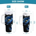 40 oz Stainless Steel Tumbler Vacuum Insulated Leak Proof Stainless ...