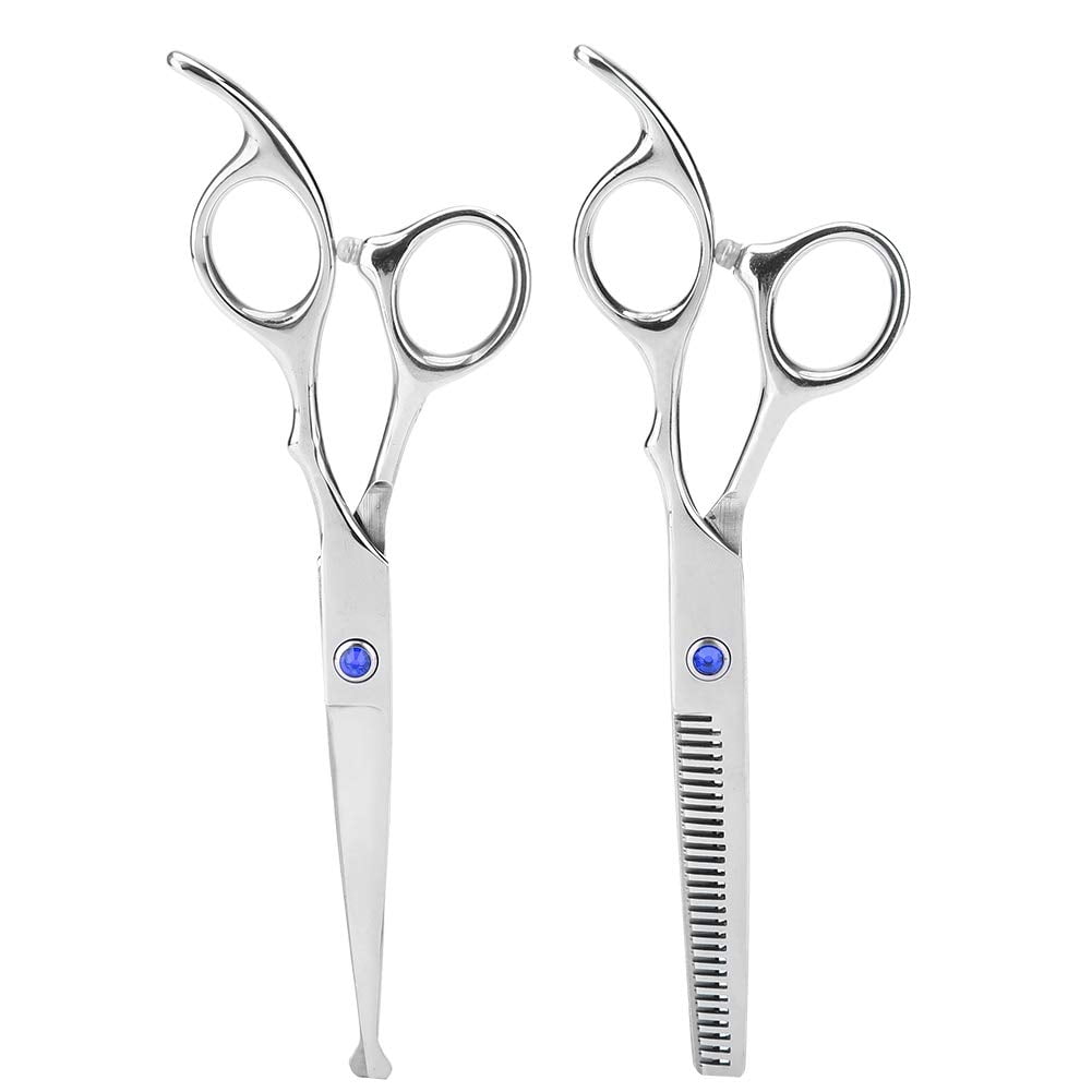 Hair Cutting Scissors Shears Kit, Hairdressing Scissors Set for Family ...