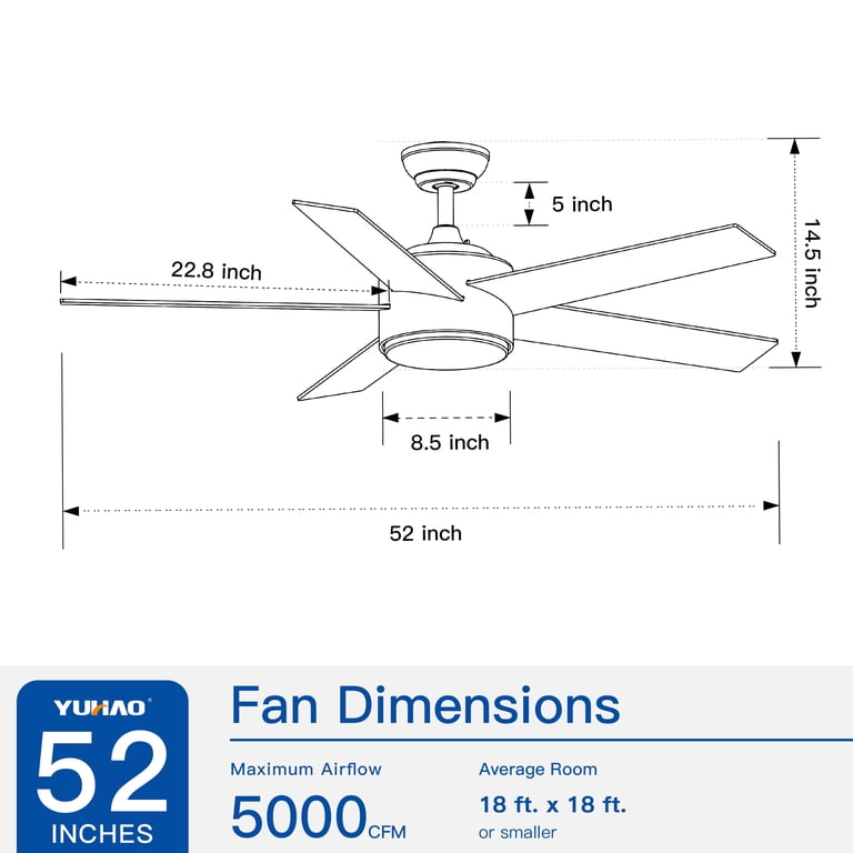 52 Windward Iv Large Room Ceiling Fan Manual | Shelly Lighting