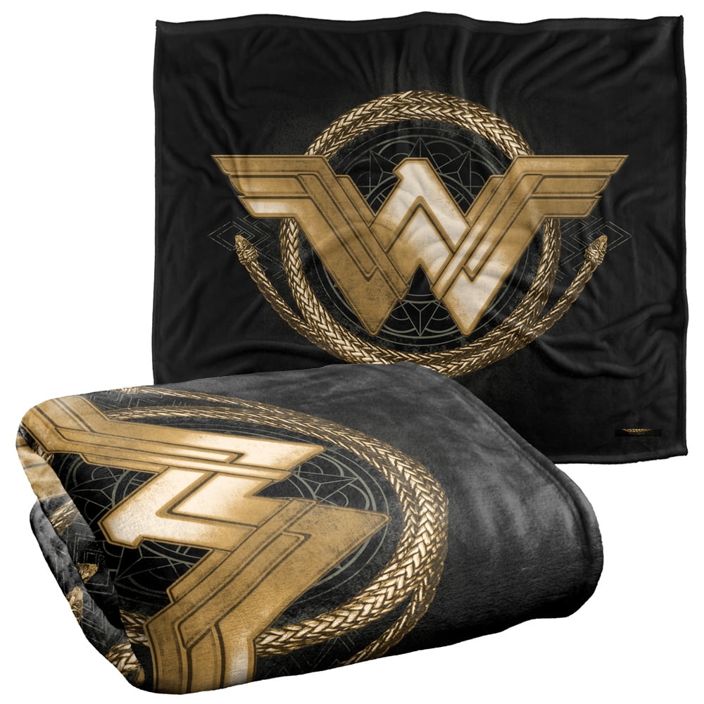 Wonder Woman Lasso Logo Silky Touch Super Soft Throw Blanket 50' x 60 ...