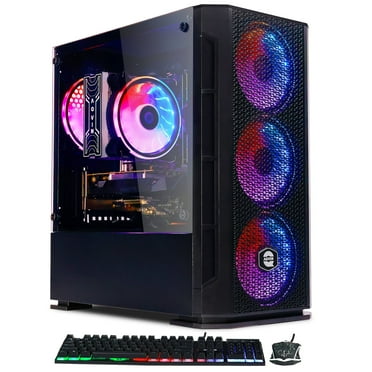 STGAubron Prebuilt Gaming Desktop PC, Diamond Black, Intel Core i7, 16G ...