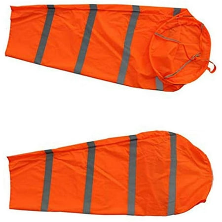 Windsock Outdoor Orange Wind Sock Bag Flag with Reflective Belt for ...