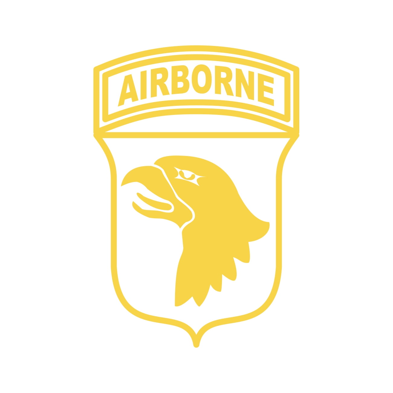 101st Airborne Division Sticker Decal Die Cut - Self Adhesive Vinyl ...