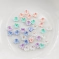 30 Pack 6mm Clover Shape Flatback Rhinestones for Wedding Decorations ...