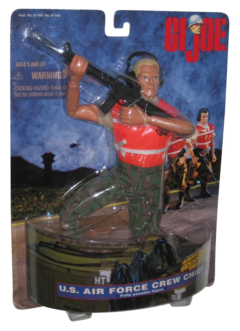 GI Joe US Air Force Crew Chief 12" Poseable (1998) Hasbro Action Figure ...