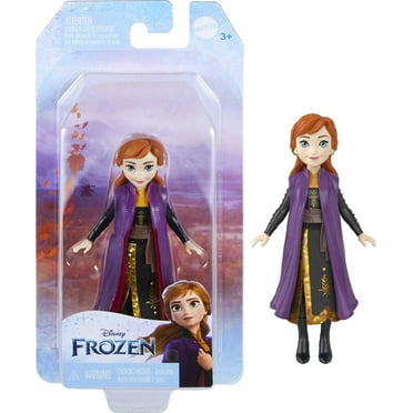 Disney Frozen 2 Elsa Small Doll: Posable, Travel Look, Removable Cape ...