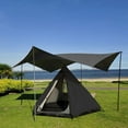 4 Person Tents for Camping Double Layers Waterproof Pyramid Tent Hiking ...