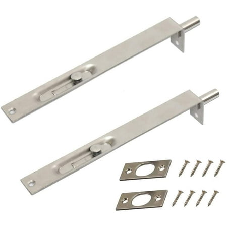 YDJKET 1 Pair 20cm Door Latches Heavy Duty Stainless Steel For Primary ...