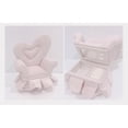 ANXPTIME Sofa Shaped Small Jewelry Box Plush Texture Perfect Gift for ...