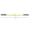 7.2ft Olympic Barbell, 1500lbs Weight Capacity, Rotating Sleeves, Non ...