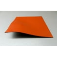 Silicone Rubber Pad Sheet High Temp Solid Red/Orange Commercial Grade ...