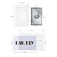 5 Pieces Transparent Id Badge Holder with Easy Access Thumb Slot ...