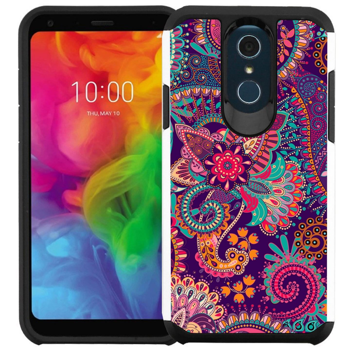 LG Q7 Plus Case, LG Q7 / Q7+ Case - Colorful Design Hybrid Armor Case ...