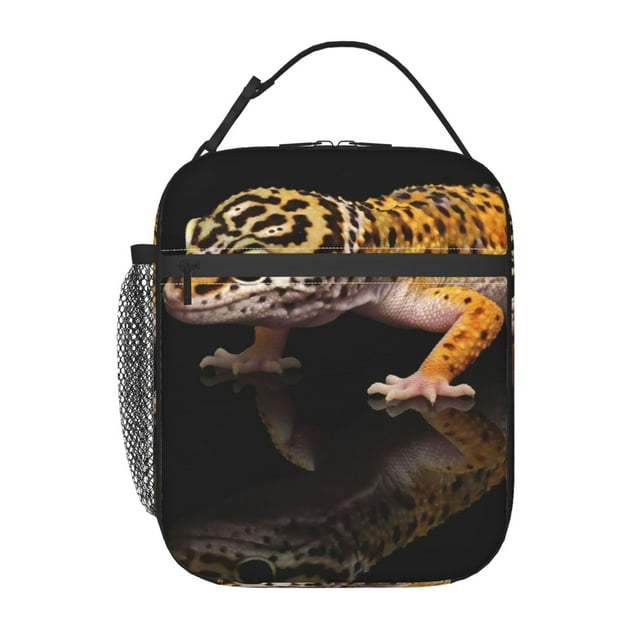 Leopard Gecko Bearded Dragon Lizard Lunch Box for Kids Portable ...