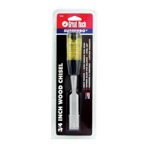 Great Neck Professional Quality 3/4 in. W Carbon Steel Wood Chisel 1 pc ...