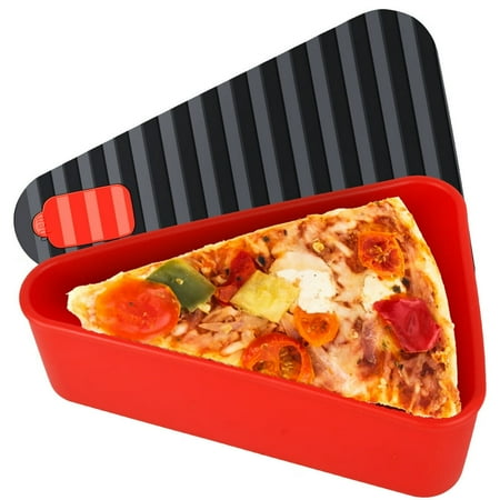 Silicone Pizza Box with Lid Reusable Silicone Pizza Slice Container ...