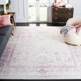 SAFAVIEH Adirondack Wyatt Traditional Distressed Area Rug, Ivory ...