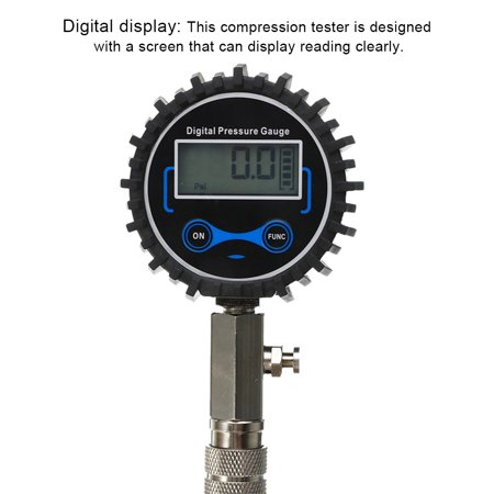 Universal Digital Display Car Engine Compression Meter Leakage Detector ...