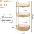 360° Rotating Makeup Organizer, High-Capacity Cosmetic Storage, Vanity ...