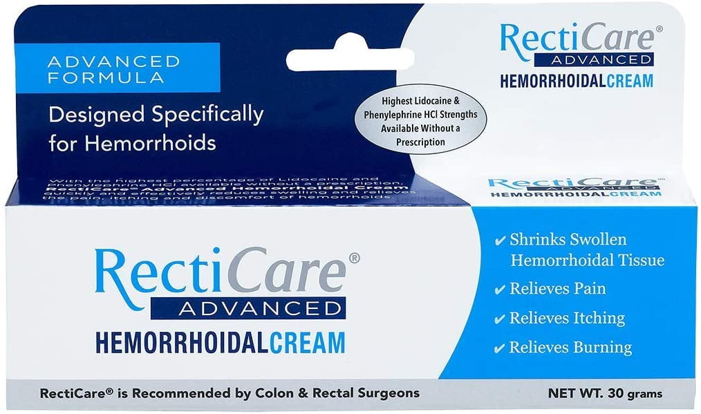 RectiCare Advanced Hemorrhoidal Cream- 30g Hemorrhoidal Cream - Walmart.com