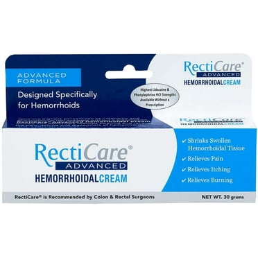 RectiCare Advanced Hemorrhoidal Cream, over-the-counter, 15 g - Walmart.com